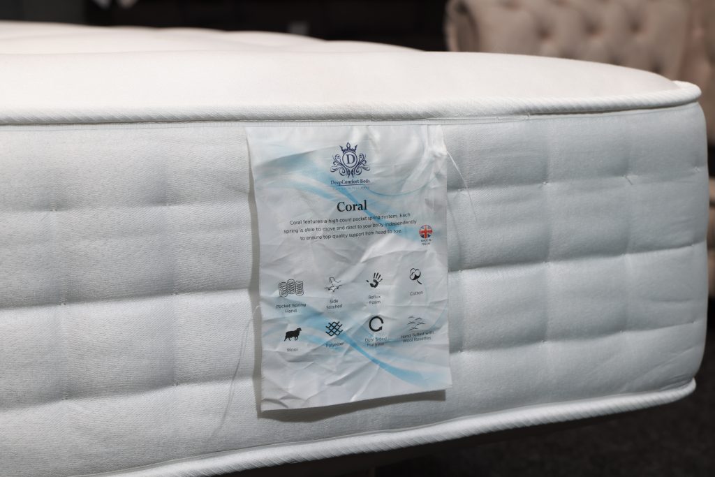 Coral Luxury 3000 Pocket Spring Mattress - M I Furniture